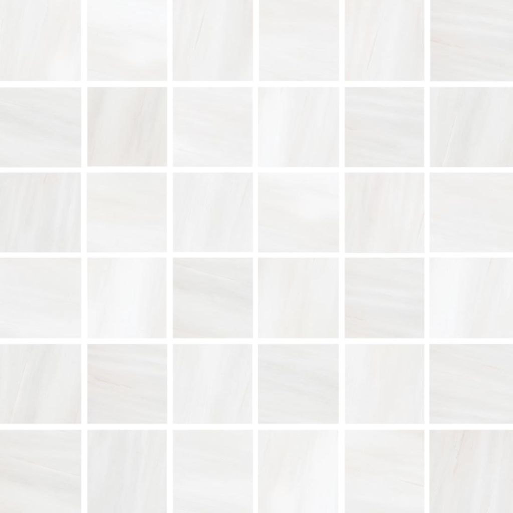 HF Dolomite White Natural Porcelain Mosaic – 2 x 2 in. - diamON tile