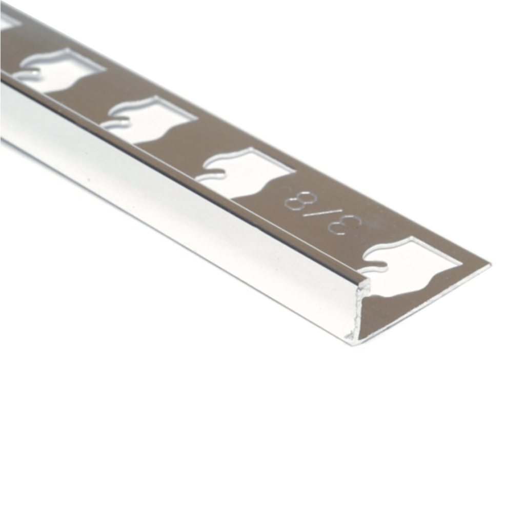 White L Shape Jolly Edge PVC Trim – 5/16 in. - diamON tile