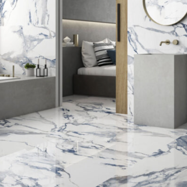 HFMS Crash Blanco Polished Porcelain Mosaic – 2 x 2 in.