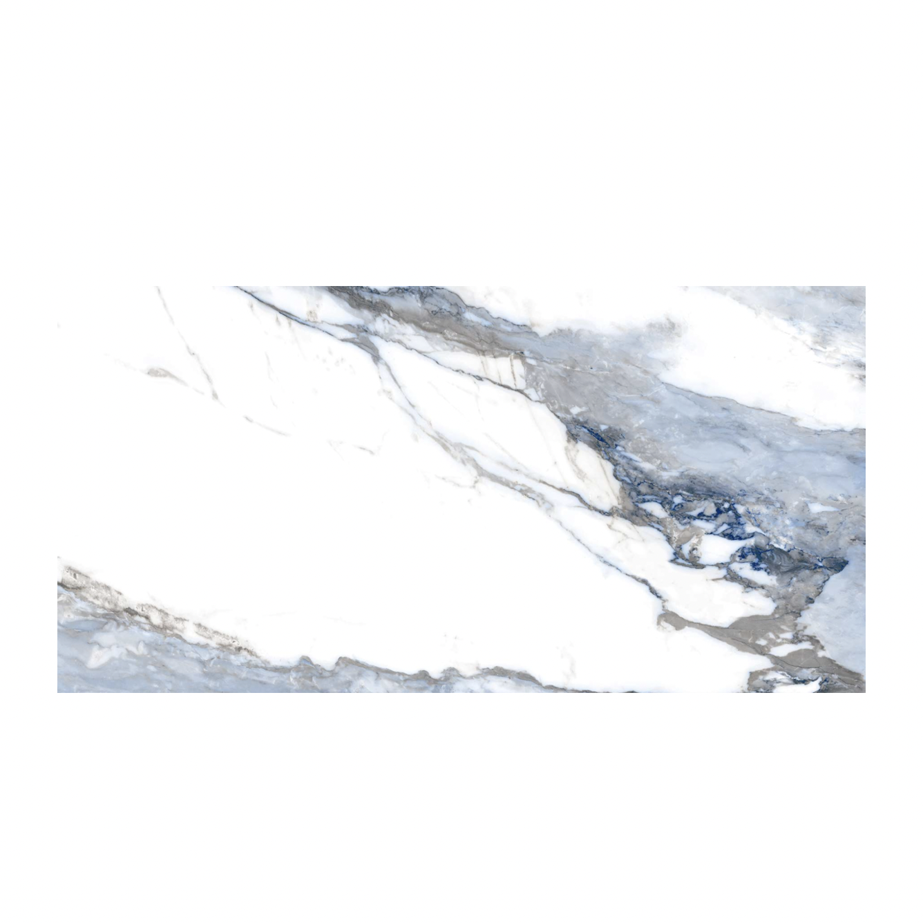 Blue Polished Porcelain Large Format Floor & Wall Tile